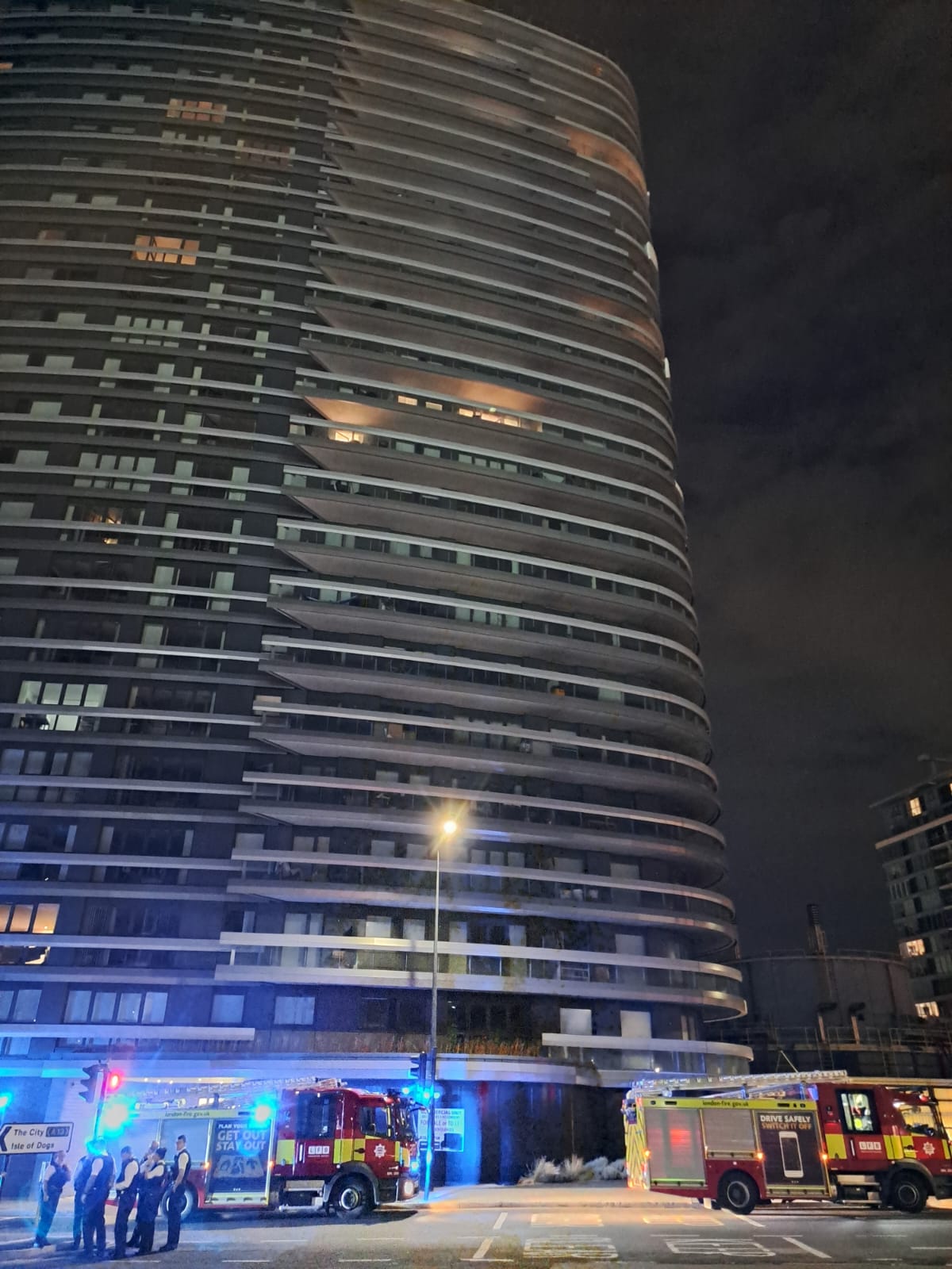 Fire in Canning Town tower block - Newham Voices